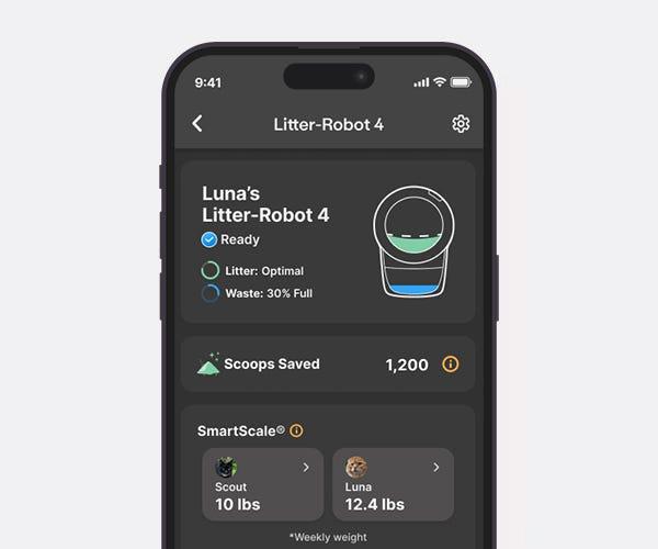 The Whisker App | Remotely Control Your Litter-Robot