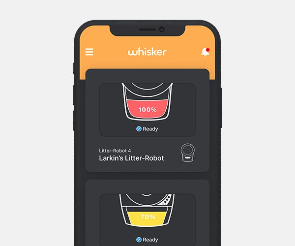 The Whisker App | Litter-Robot & Feeder-Robot