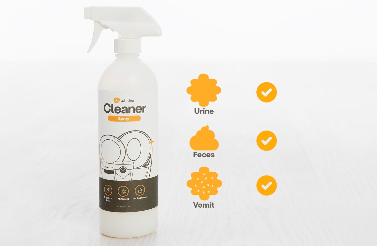 Whisker Cleaner Spray | Enzymatic Cleaner Made for Pet Mess