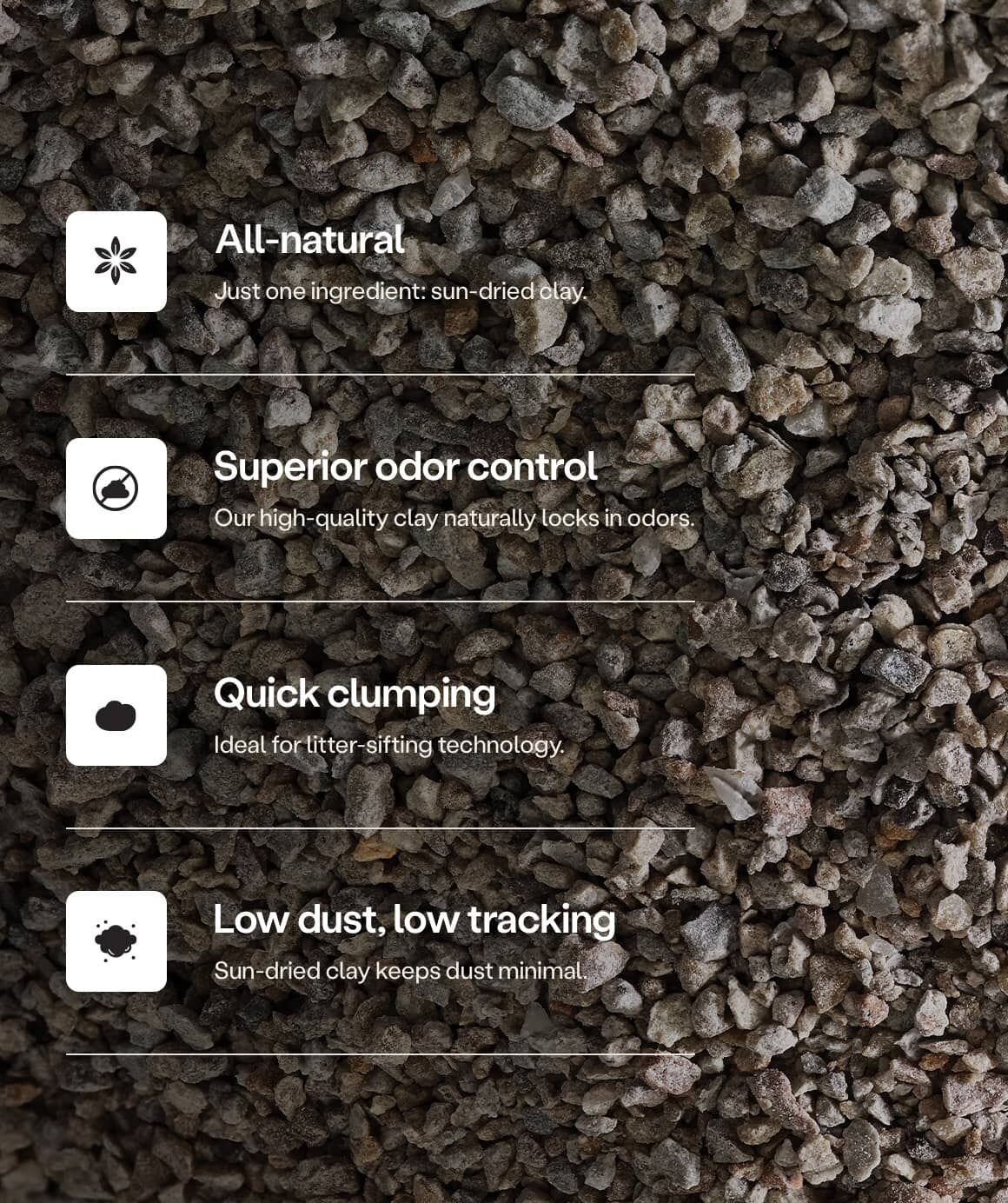 GreatLitter | Low Dust, Low Tracking Clumping Litter