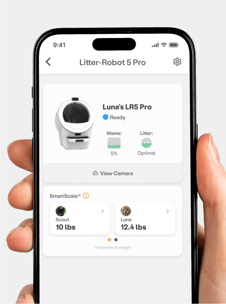 Litter-Robot 5 Pro | The Greatest AI-Powered Litter Box